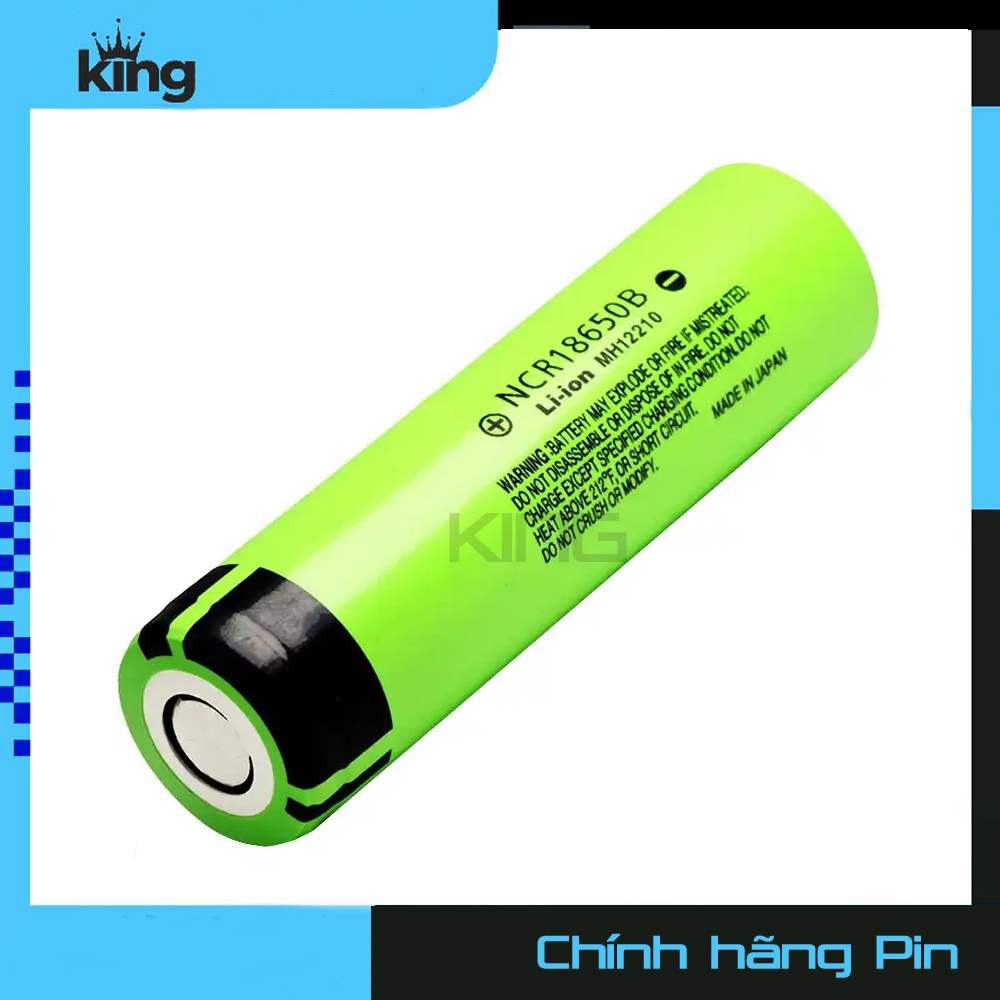 Pin 18650 Panasonic 3.7V Pin 3400mAh 18650 Sản xuất tại 5A Nhật Bản Mới ...