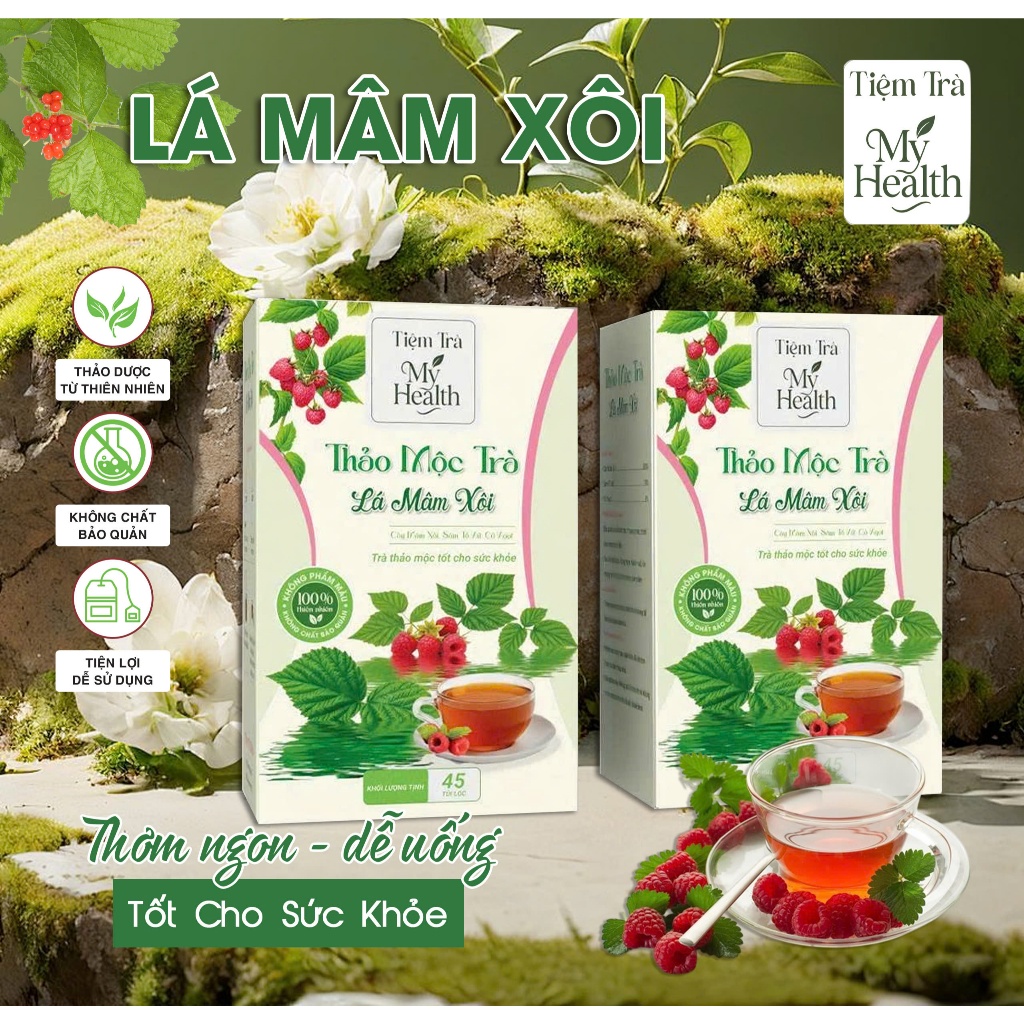 Trà Túi Lọc Mâm Xôi Rừng Tự Nhiên, vị Thanh Mát, Tốt Cho Sức Khỏe, Viêm ...