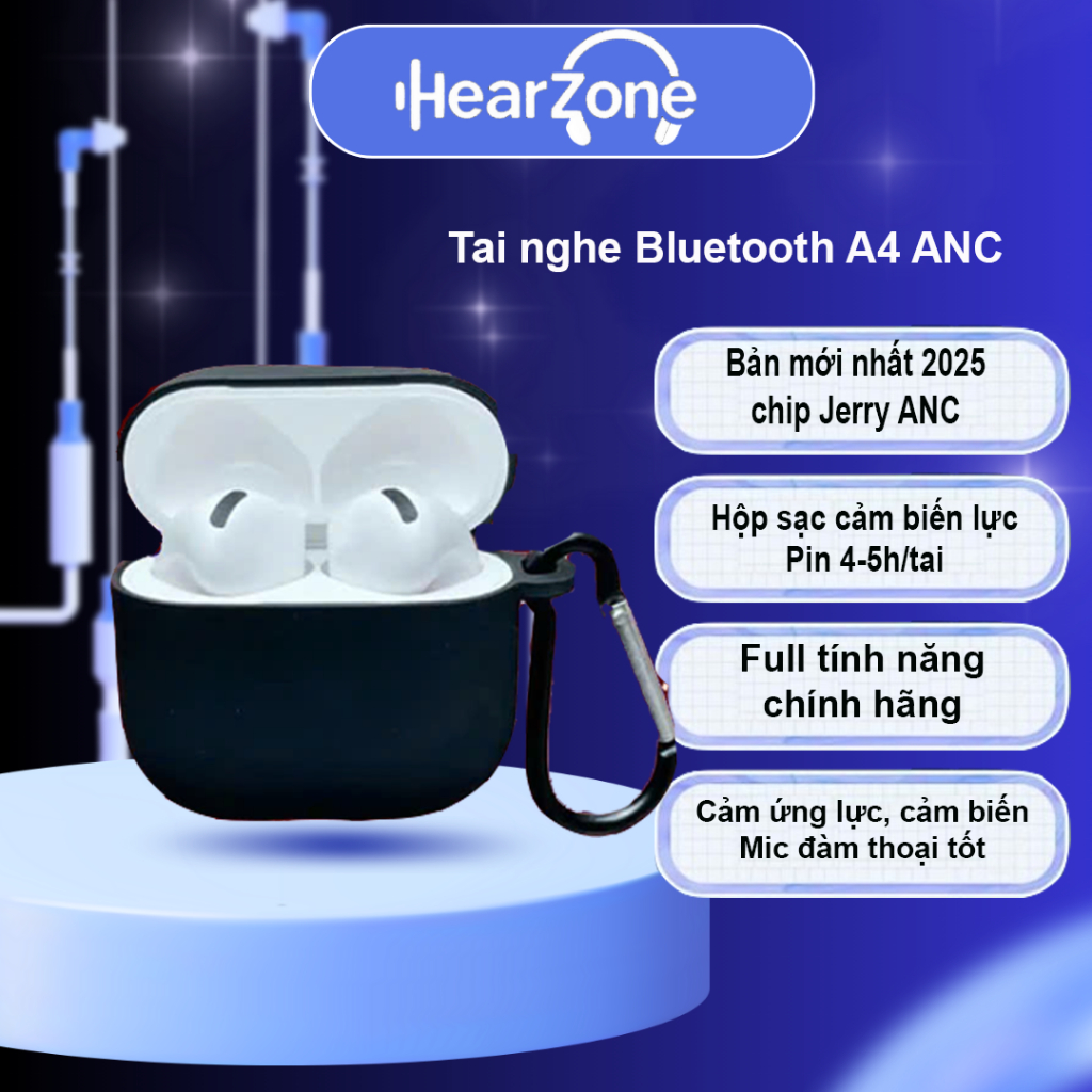Tai Nghe Bluetooth A4 Chip Jerry - Full Tính Năng - Bass Treble Căng ...