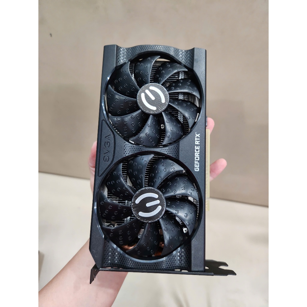 VGA Evga GeForce RTX 3060 XC (12GB GDDR6, 192-bit, 1x8-pin, Dual Fan ...