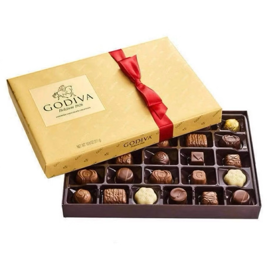 Sôcôla hộp quà Godiva Belgium 1926 Assorted Chocolate Gift Box của Bỉ ...