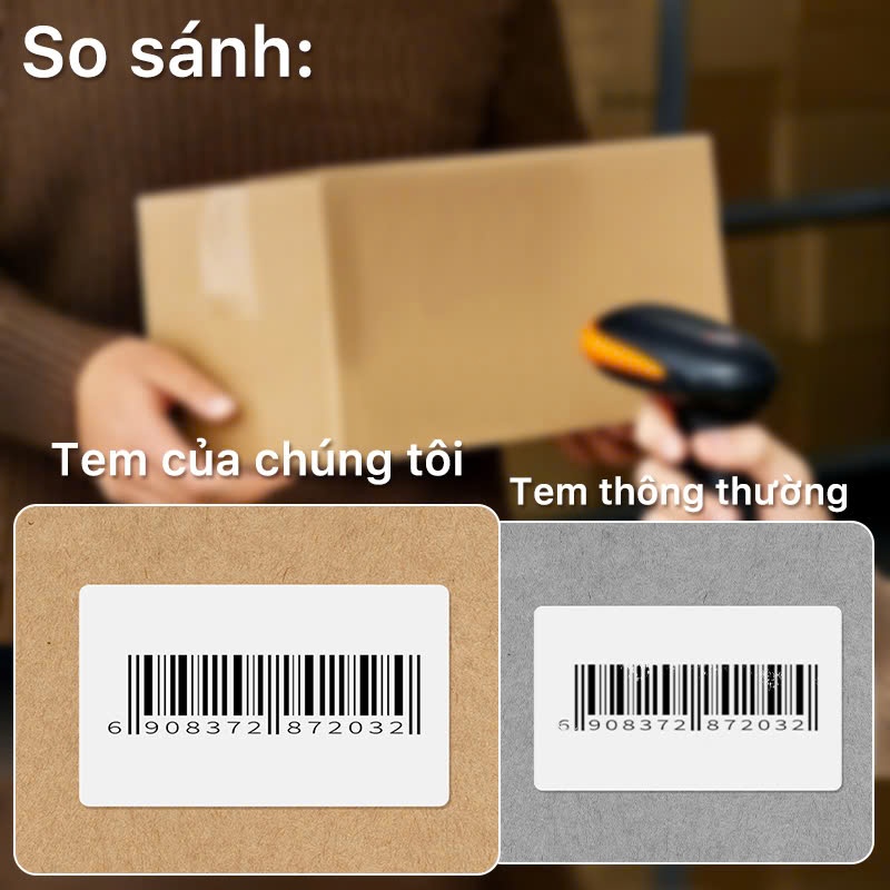 Rhebar Giấy In Tem Nhiệt - Tem Nhãn Decal Nhiệt 75mm x 100mm - Cuộn Tem ...