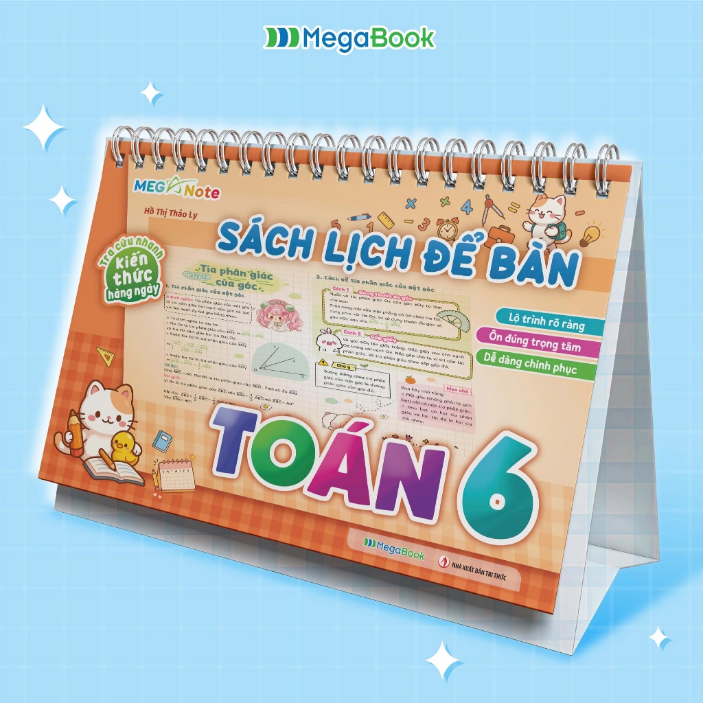 Sách lịch để bàn - Tra cứu nhanh kiến thức hàng ngày Toán lớp 6 | Shopee Việt Nam