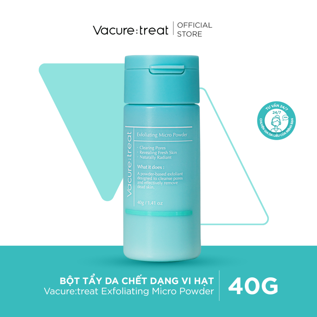 Tẩy Da Chết Dạng Bột Cho Da Mềm Sạch Sáng Vacure:treat Exfoliating ...