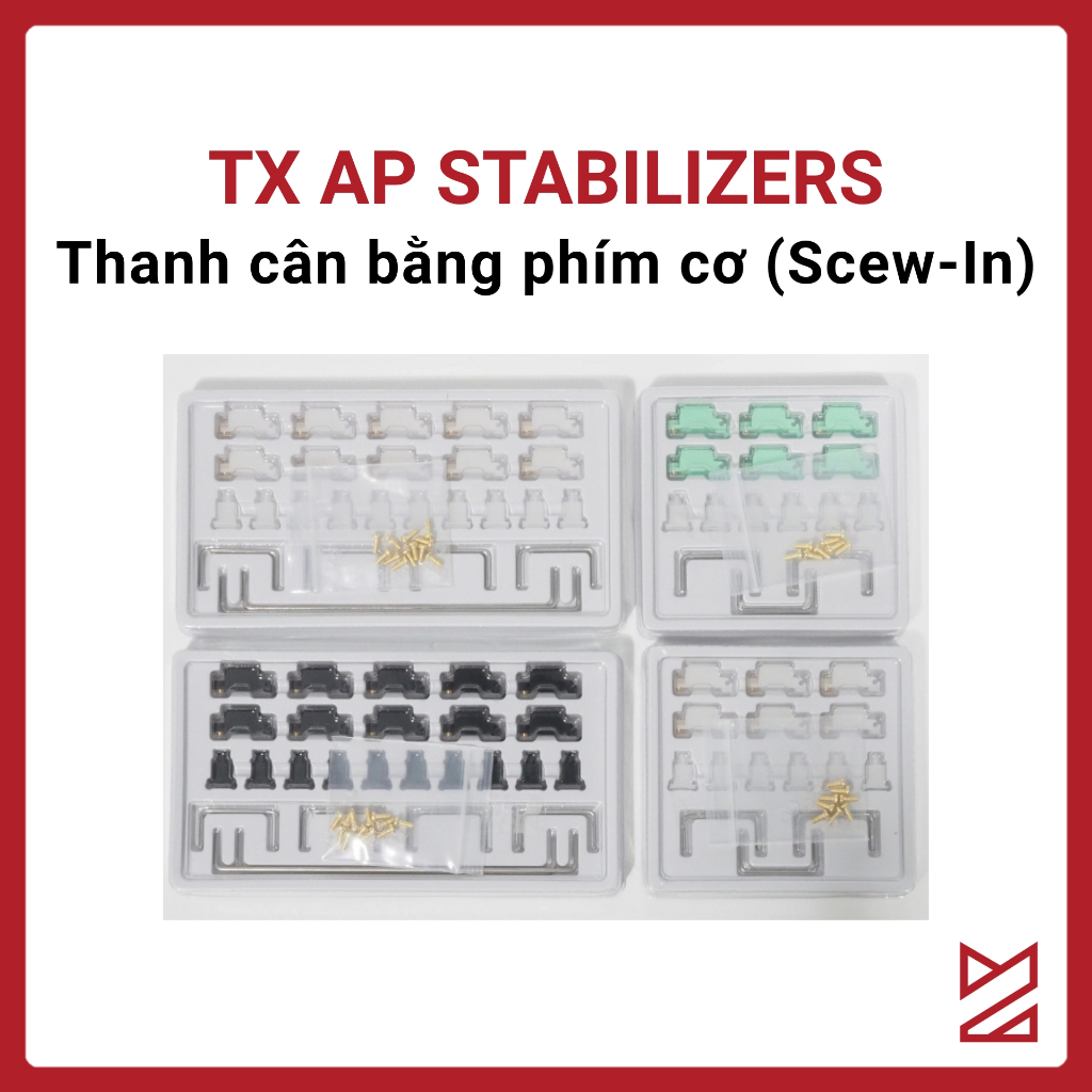 TX AP Stabilizer (Screw-in) | PCB Mount | Stab TX AP thanh cân bằng cho ...