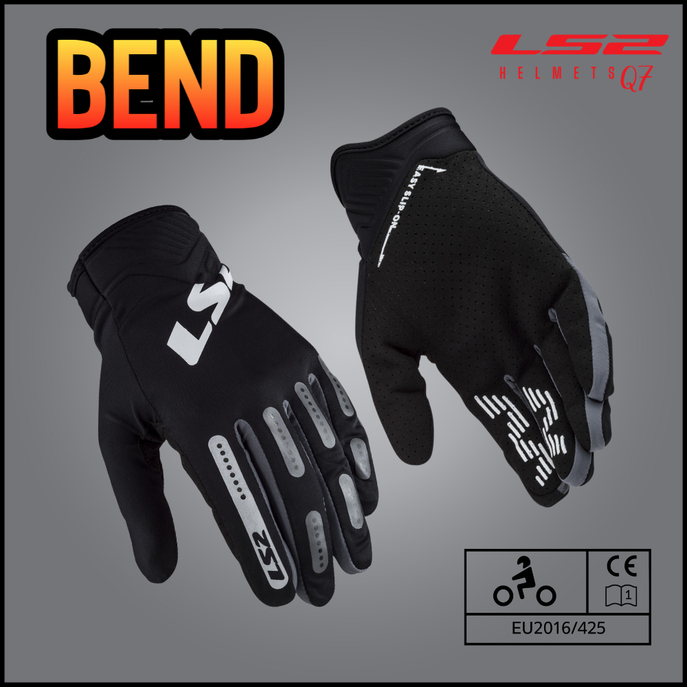 Găng Tay Bảo Hộ Đi Xe Máy LS2 Bend Man nhẹ mát nhiều lỗ thông thoáng ...