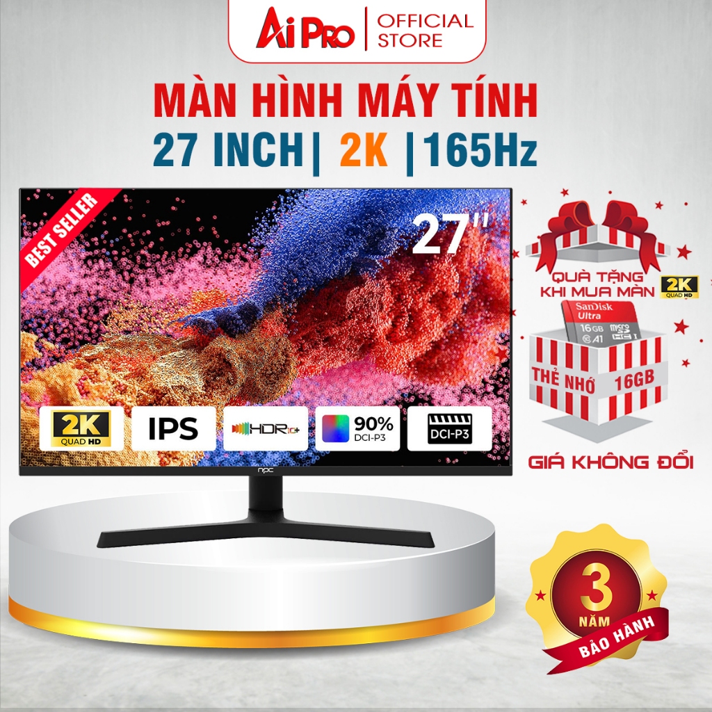 Màn hình máy tính Glowy | NPC 27 inch cong/phẳng - 75Hz|100Hz|180Hz ...