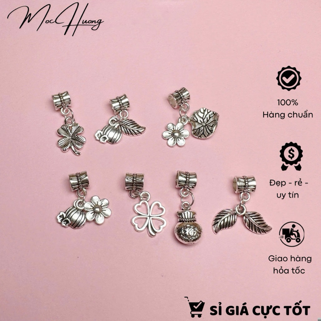 [SIÊU RẺ] Set 5 Charm hợp kim tổng hợp 50 mẫu chọn lựa - KL005 MOCHUONG ...
