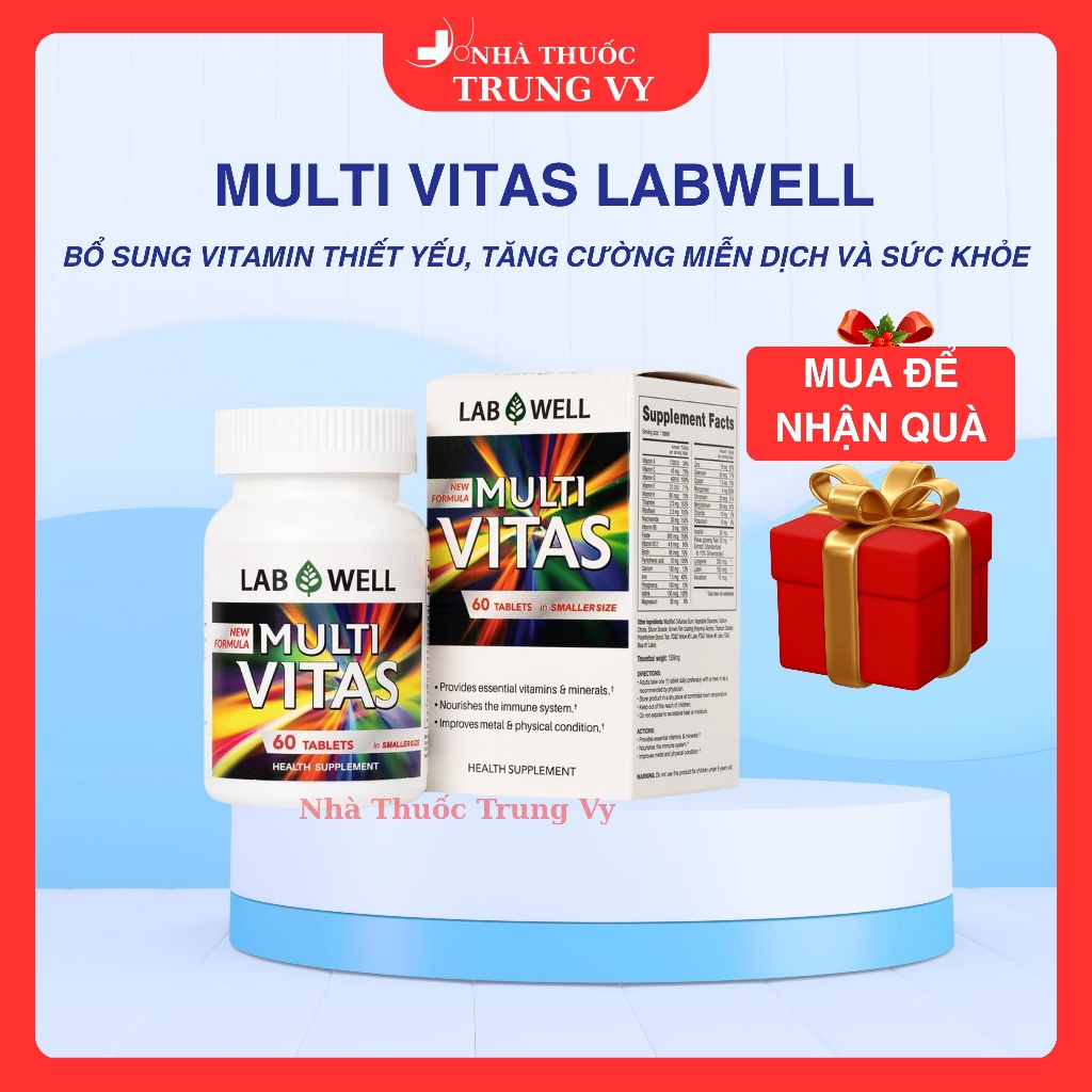 Viên Uống Bổ Sung Vitamin Multi Vitas Lab Well 60 Viên | Shopee Việt Nam