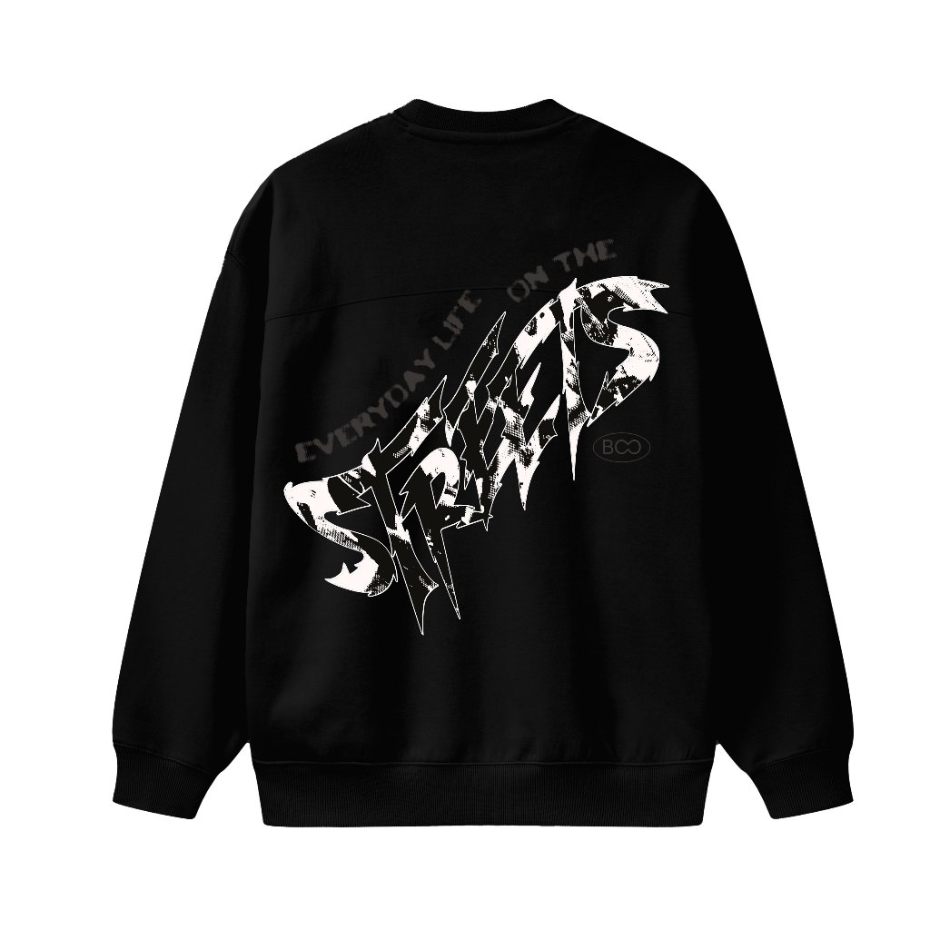 Áo Nỉ BOO Không Mũ Unisex Chất Liệu Nỉ Cao Cấp, Dày Dặn, Ấm Áp In Họa ...