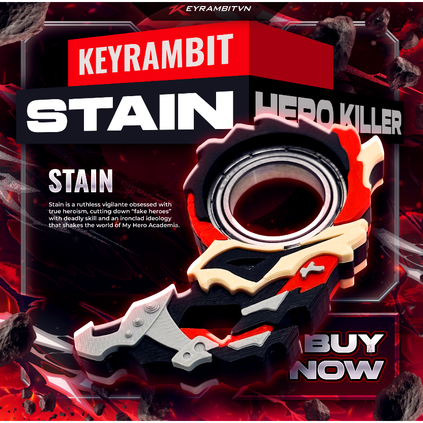 [MHA] Keyrambit Stain - Hero Killer Creed - Keyrambitvn - Móc Khoá Xả ...