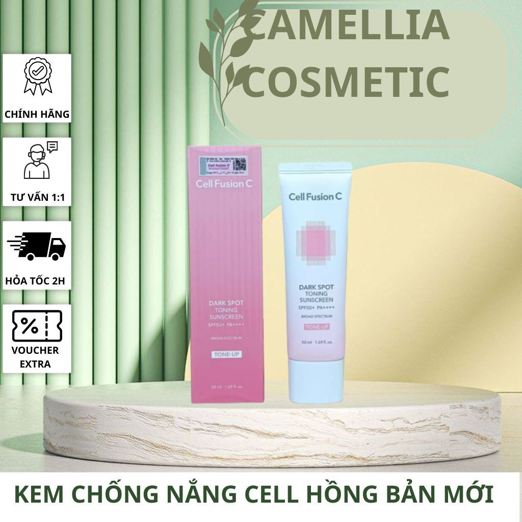 Kem Chống Nắng Cell Fusion C 50ml Hồng | Shopee Việt Nam