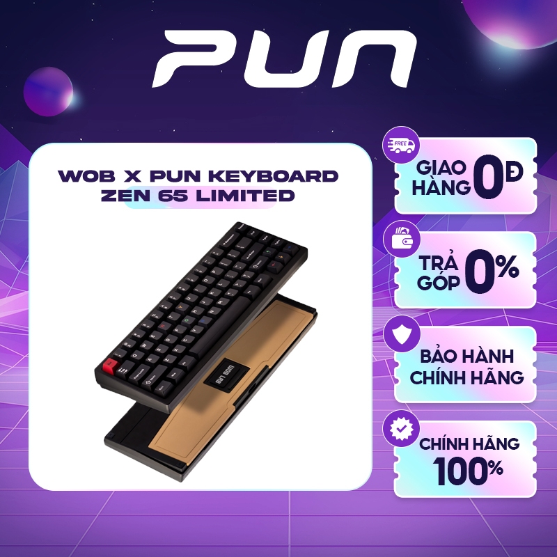 Bàn Phím Cơ Zen65 WOB Limited | PCB 1.6mm – Plate Nhôm – RGB Rực Rỡ ...