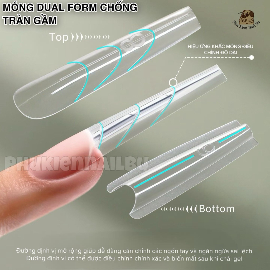 Móng dual form chống tràn gầm Mrnail | Shopee Việt Nam