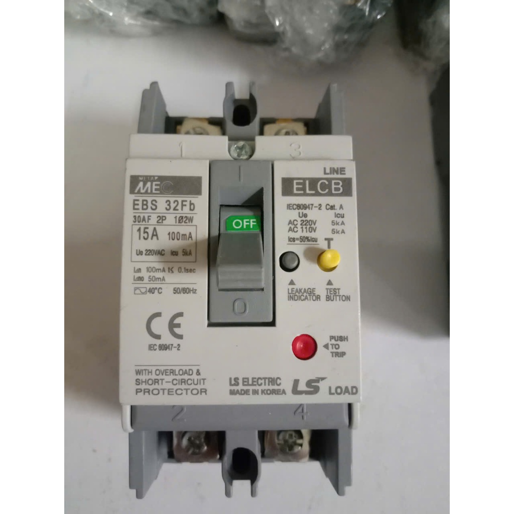 aptomat chống rò (ELCB) LS EBS32Fb 15A 2P | Shopee Việt Nam