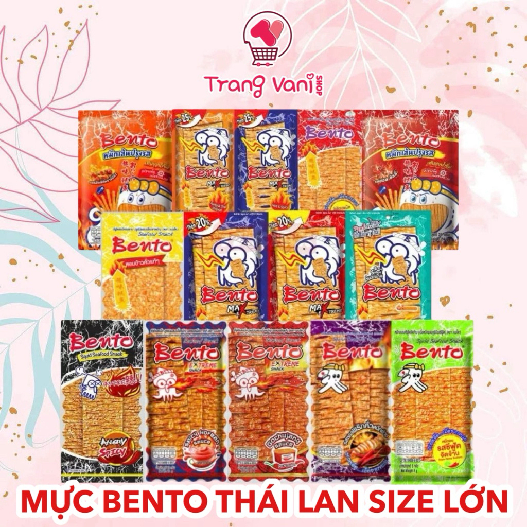 [BIGSIZE LỐC 12 GÓI] Mực Bento Thái Lan gói lớn 18-22gram | Shopee Việt Nam