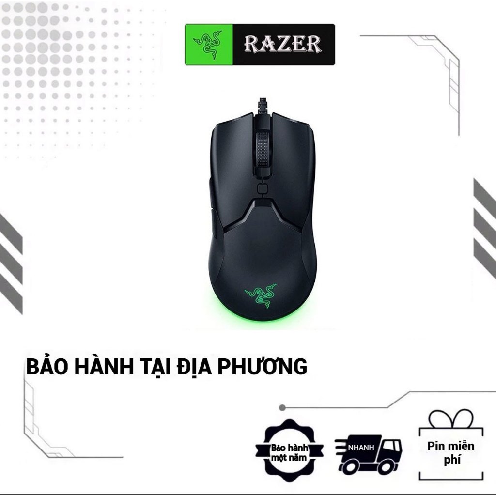 Chuột chơi game có dây/không dây Razer Viper Mini kèm phần mềm Macro ...