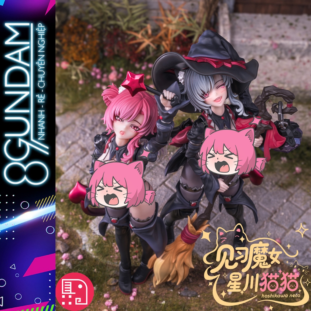 [CÓ SẴN] Mô Hình Ráp Sẵn 1/12 Apprentice Witch Hoshikawa Neko - Red ...