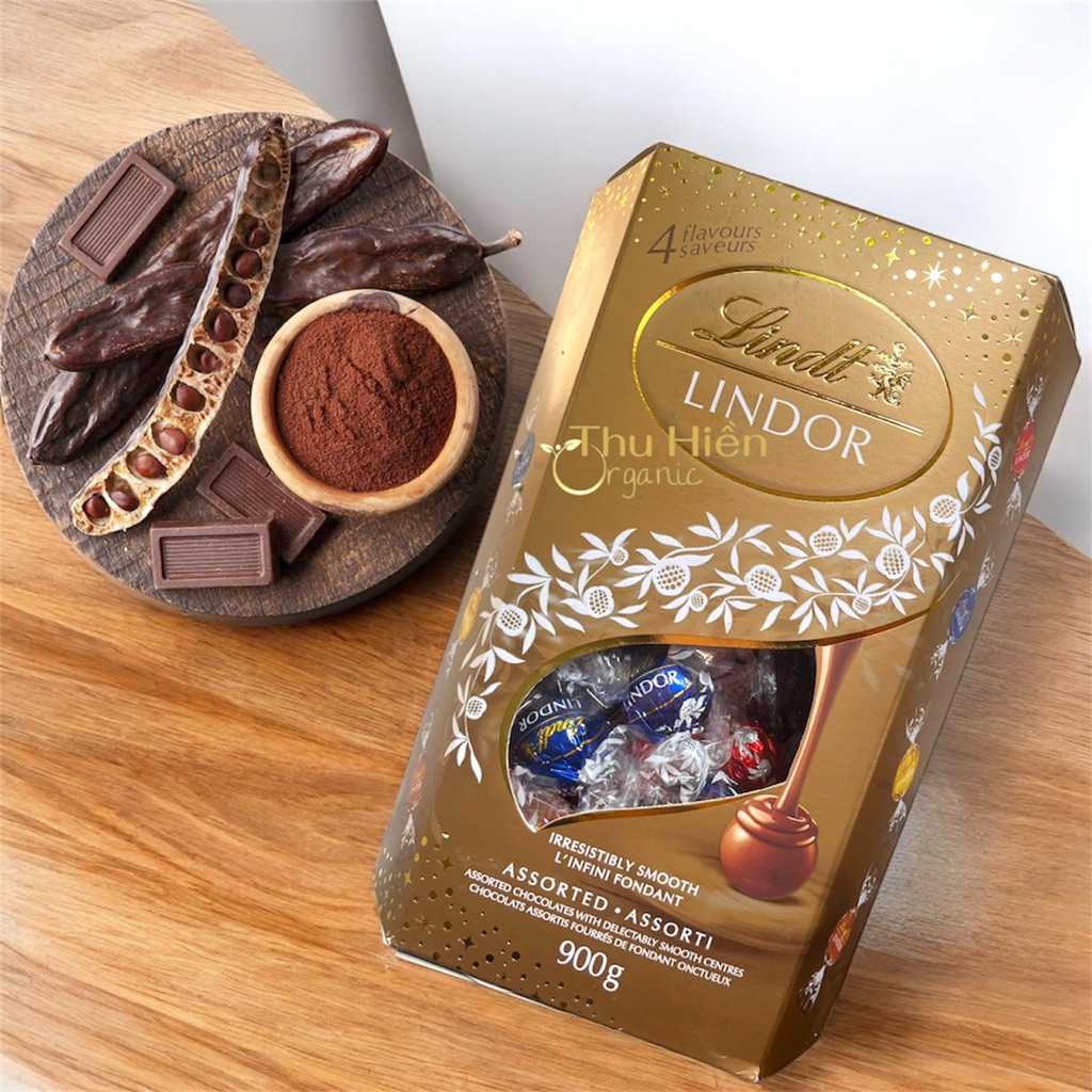 Chocolates Lindor Limited Lindt Cao Cấp - Mix 4 Vị • Hộp lớn 900gr ...
