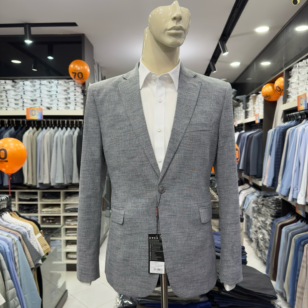 Áo blazer nam Áo vest nam Owen 2 lớp màu slim fit 1 khuy BLS256125 ...