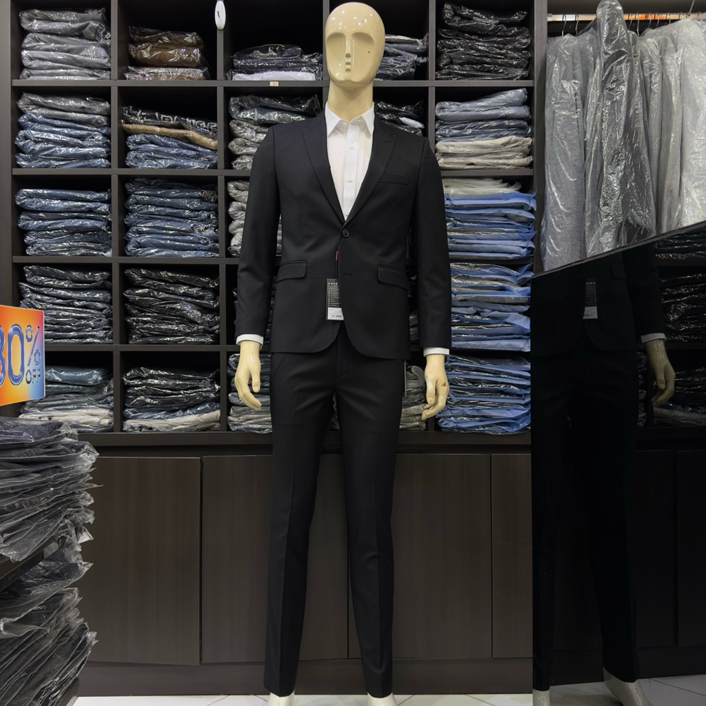 ( MỚI NHẤT 2025 ) Bộ vest nam Bộ comple nam Owen màu đen slim fit 2 ...