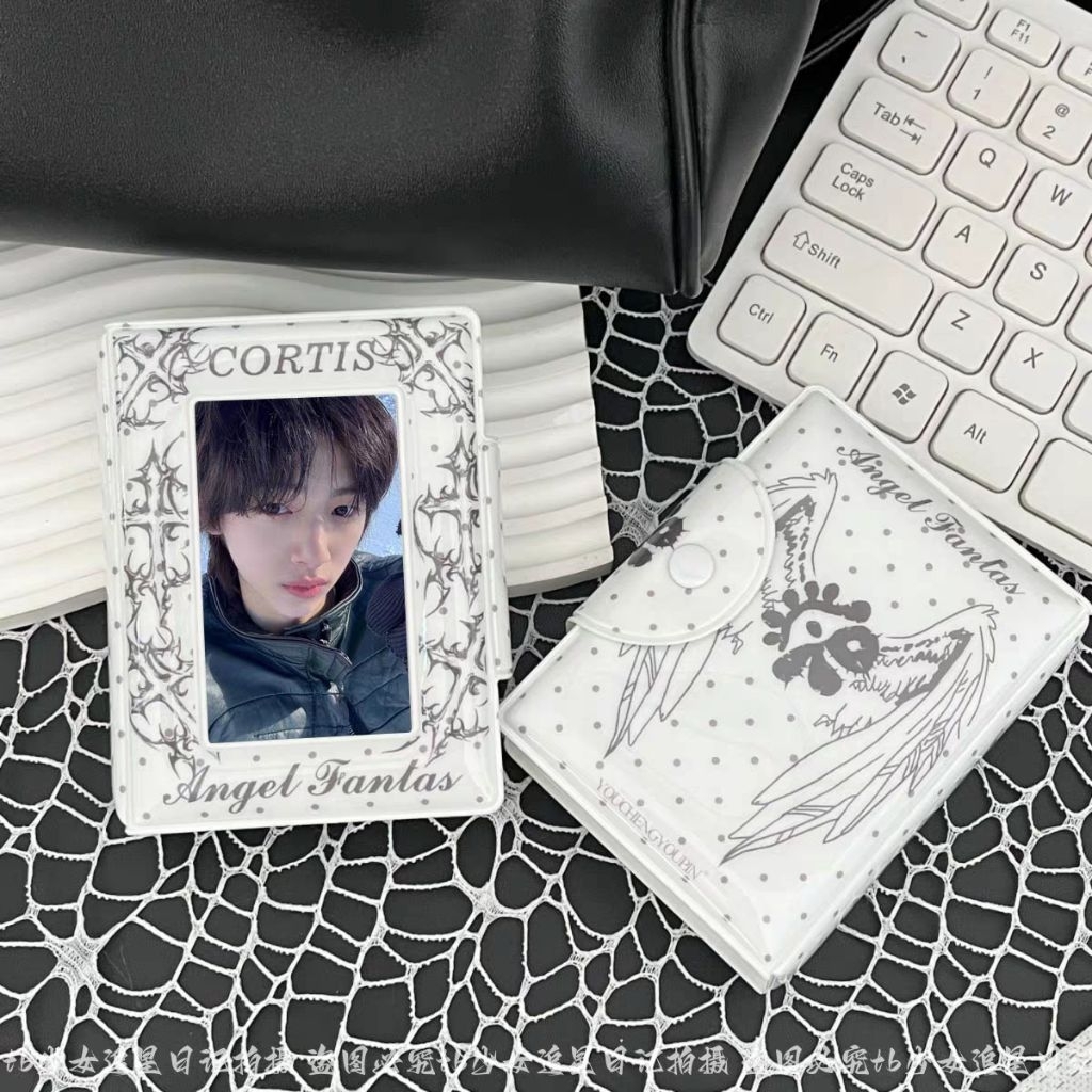 Collect book Cortis Cỏ Tí trắng đen album sổ đựng ảnh, thẻ hình, card ...