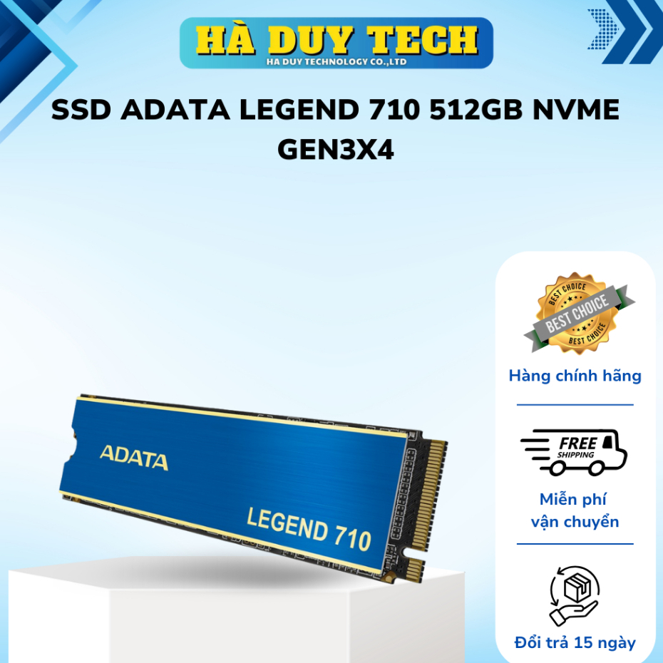 SSD ADATA LEGEND 710 512GB NVME GEN3x4 - Chính Hãng - BH 36T - HaDuyTech | Shopee Việt Nam