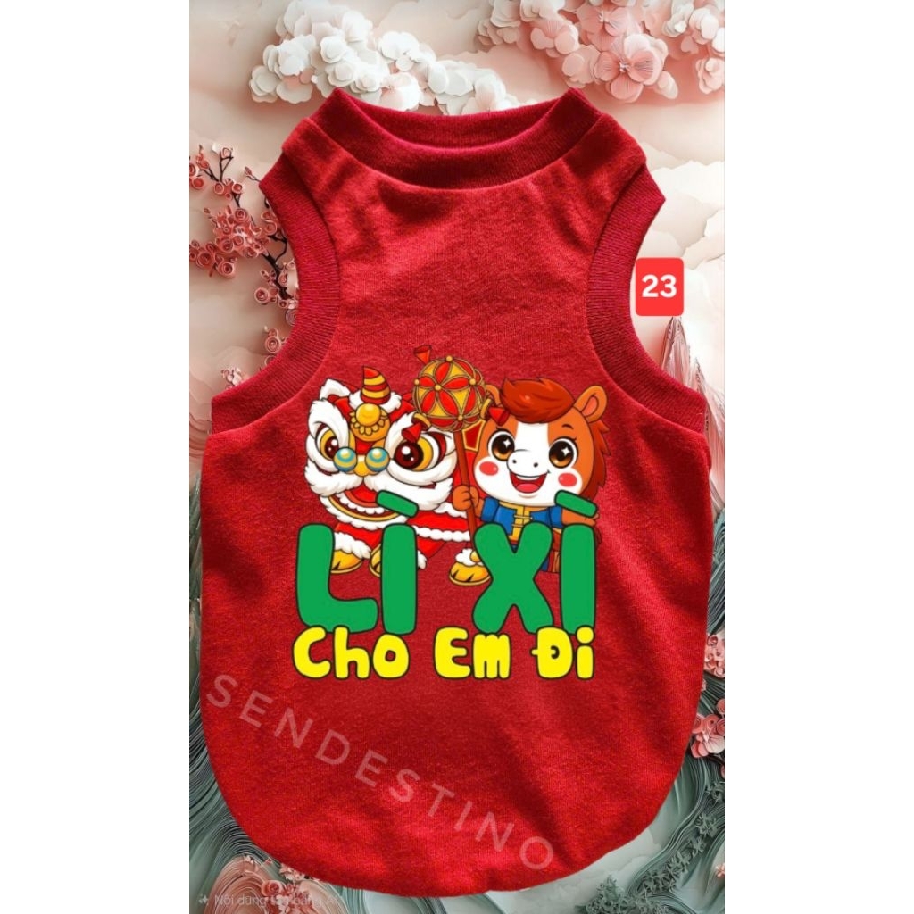 Áo Tết Lì Xì Cho Chó Mèo 2026 | Shopee Việt Nam