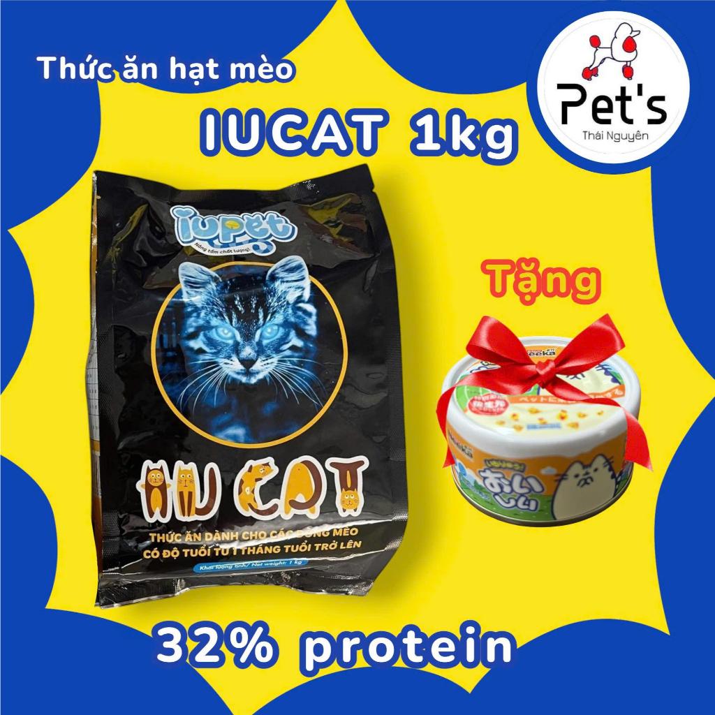 IUCAT - Thức ăn hạt thức ăn cho mèo giúp mèo ăn ngon tặng 1 lon pate ...