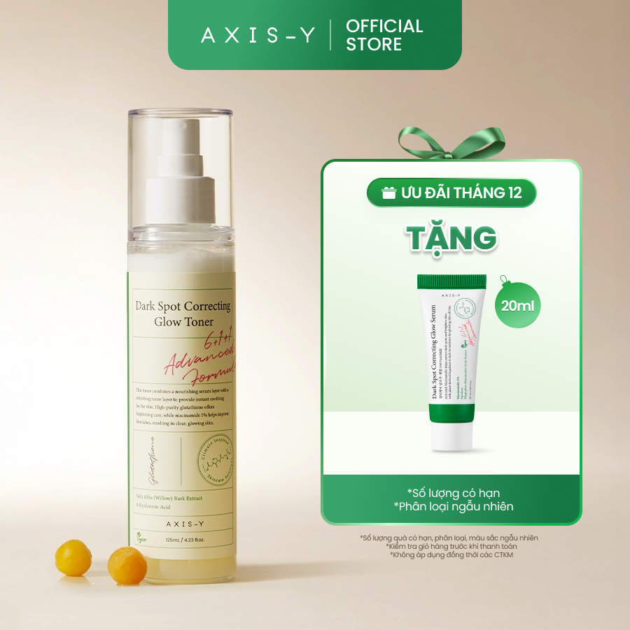 AXIS-Y Toner Nước Cân Bằng Mờ Thâm – Sáng Da 98% Glutathione & 5% ...