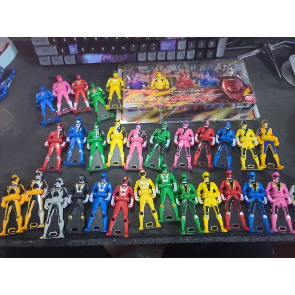 DX Ranger key sơn theo set - chìa khóa siêu nhân hải tặc Gokaiger ...