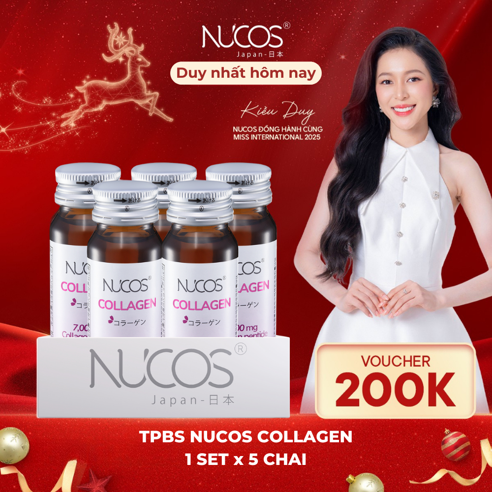 [Set trải nghiệm Date12/2026] TPBS Nước Uống Collagen Nucos 7000 Hỗ trợ ...