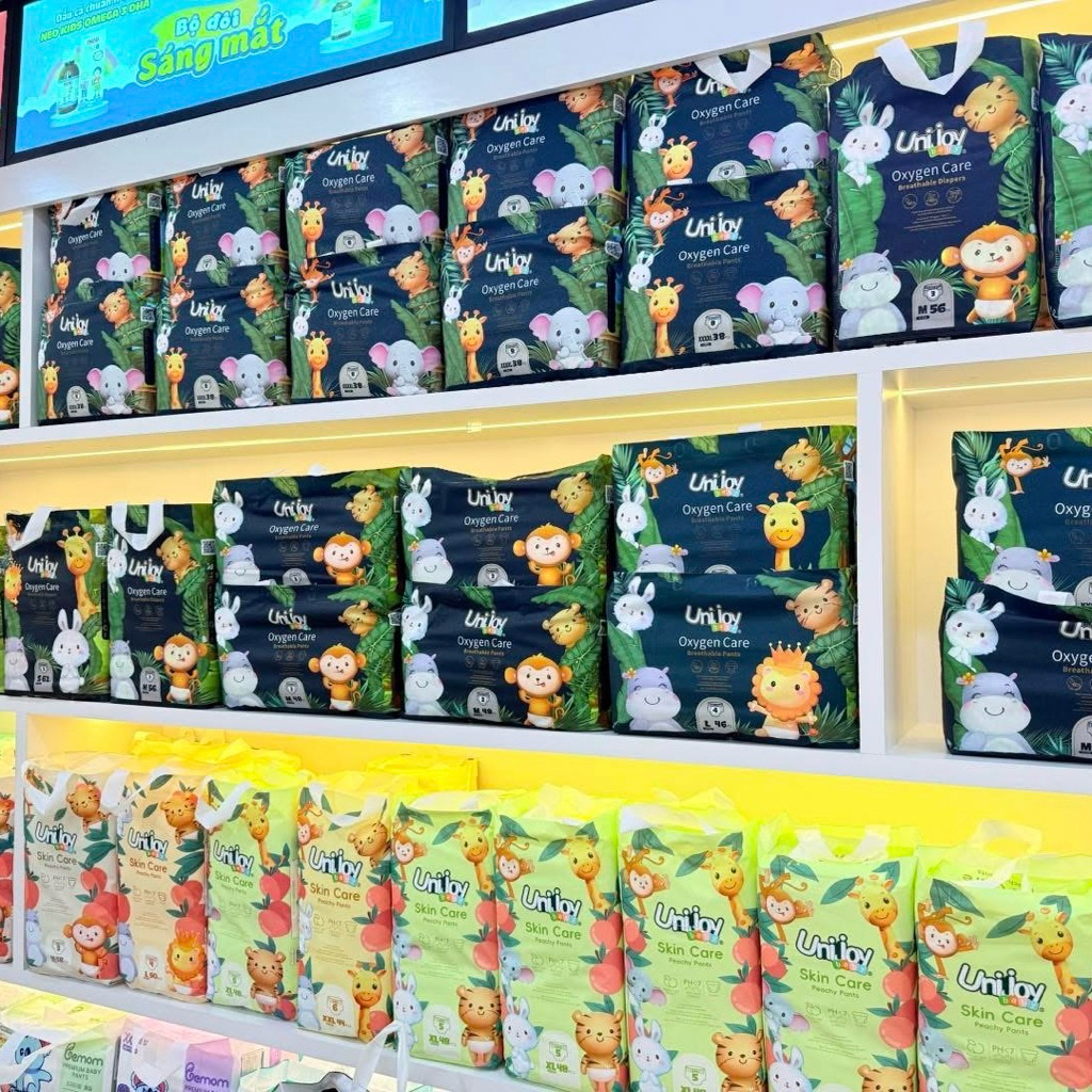 (Không quà) Bỉm đêm, ngày Unijoy Oxygen Care, Skin Care đủ size NB/S/M ...