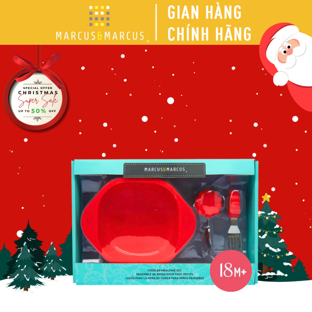Bộ đồ dùng ăn dặm Toddler Marcus & Marcus, cho bé từ 18 tháng - Marcus ...