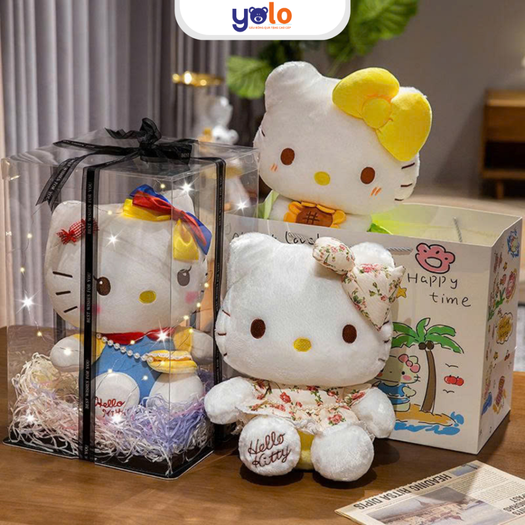 GẤU BÔNG HELLO KITTY CAO CẤP – SIÊU MỀM, SIÊU ĐÁNG YÊU – LÀM QUÀ TẶNG ...