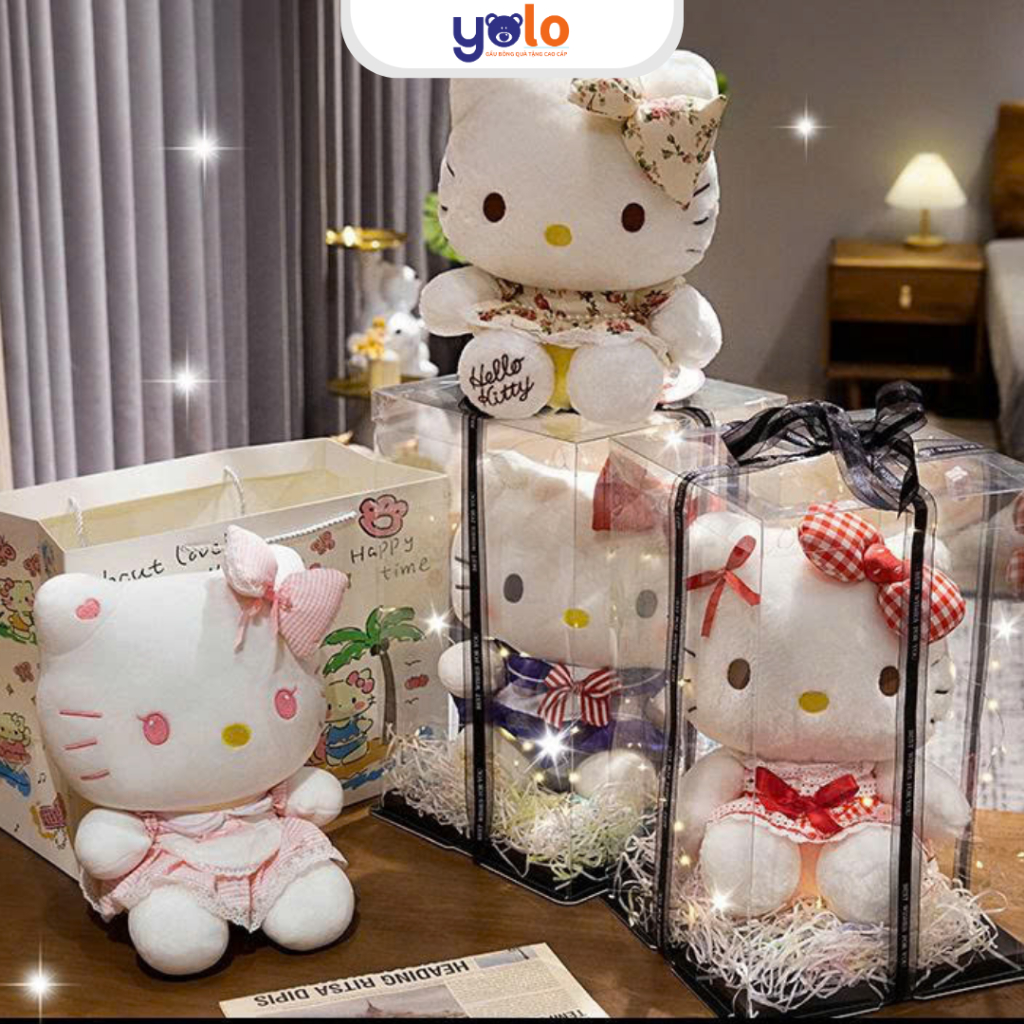 GẤU BÔNG HELLO KITTY CAO CẤP – SIÊU MỀM, SIÊU ĐÁNG YÊU – LÀM QUÀ TẶNG ...