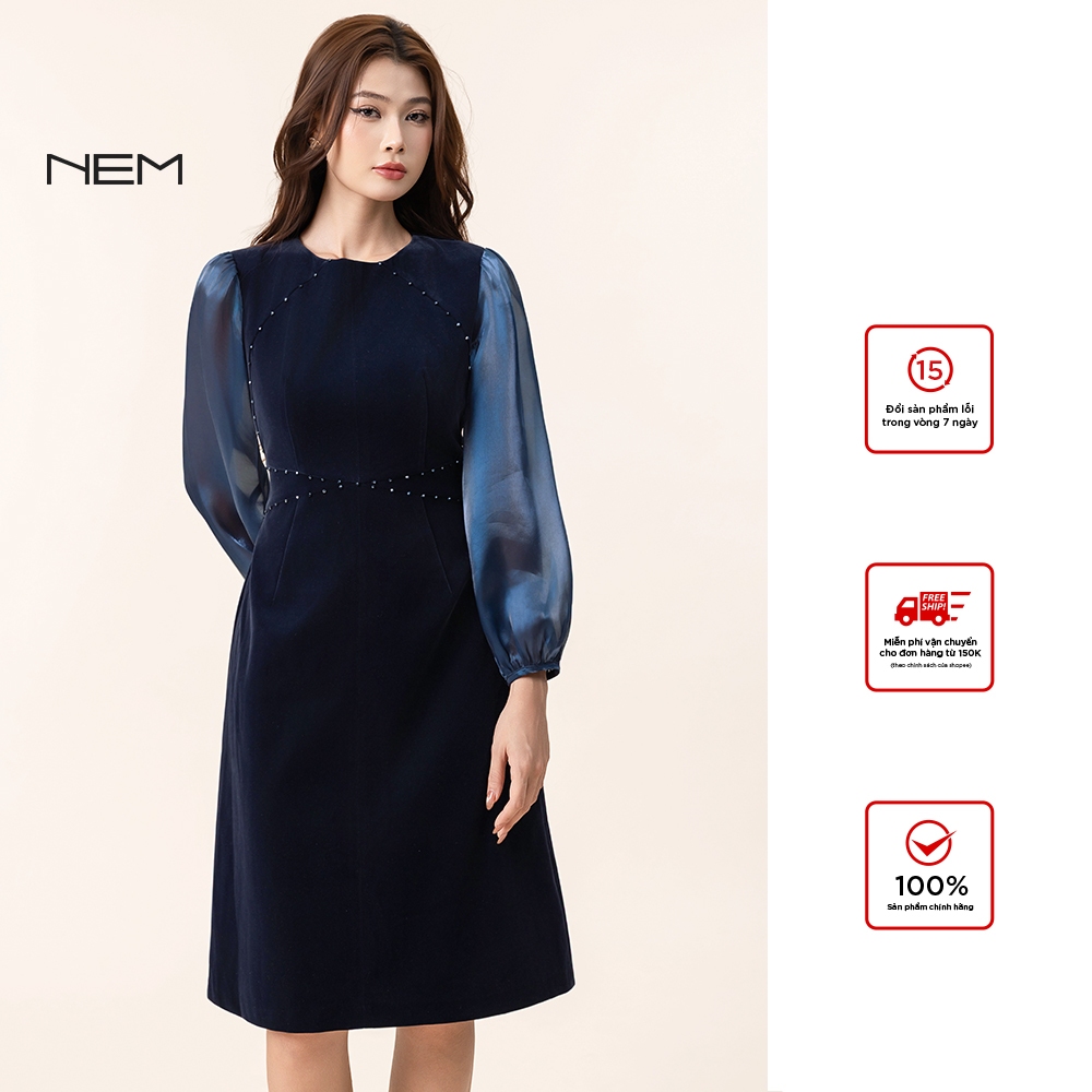 [ Chính Hãng ] Đầm nữ thiết kế cao cấp NEM Fashion 07372 giá tốt ...