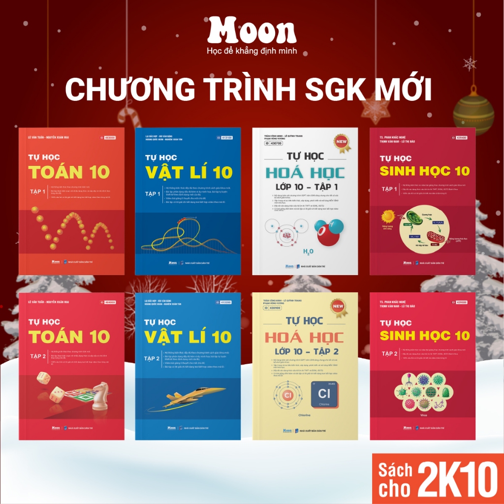 [ Bản mới ] Sách lớp 10 chương trình mới MoonBook | Shopee Việt Nam