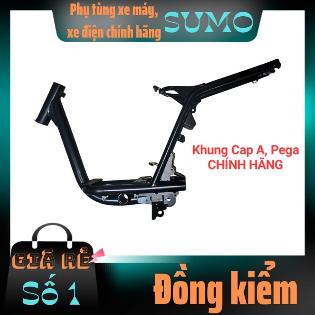 Sườn xe điện Cap A, Pega, Ninja... zin, khung xe điện Cap A, Pega ...