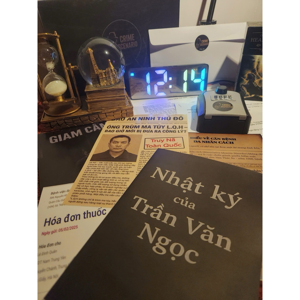 Giam Cầm - Unsolved Case File - Board Game điều tra phá án | Shopee ...
