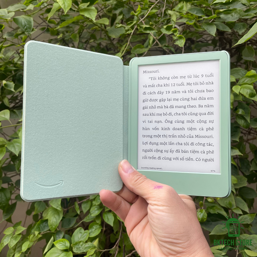 KINDLE BASIC 2024 – MÁY ĐỌC SÁCH THẾ HỆ MỚI NHẤT Kèm bao da + kho sách ...