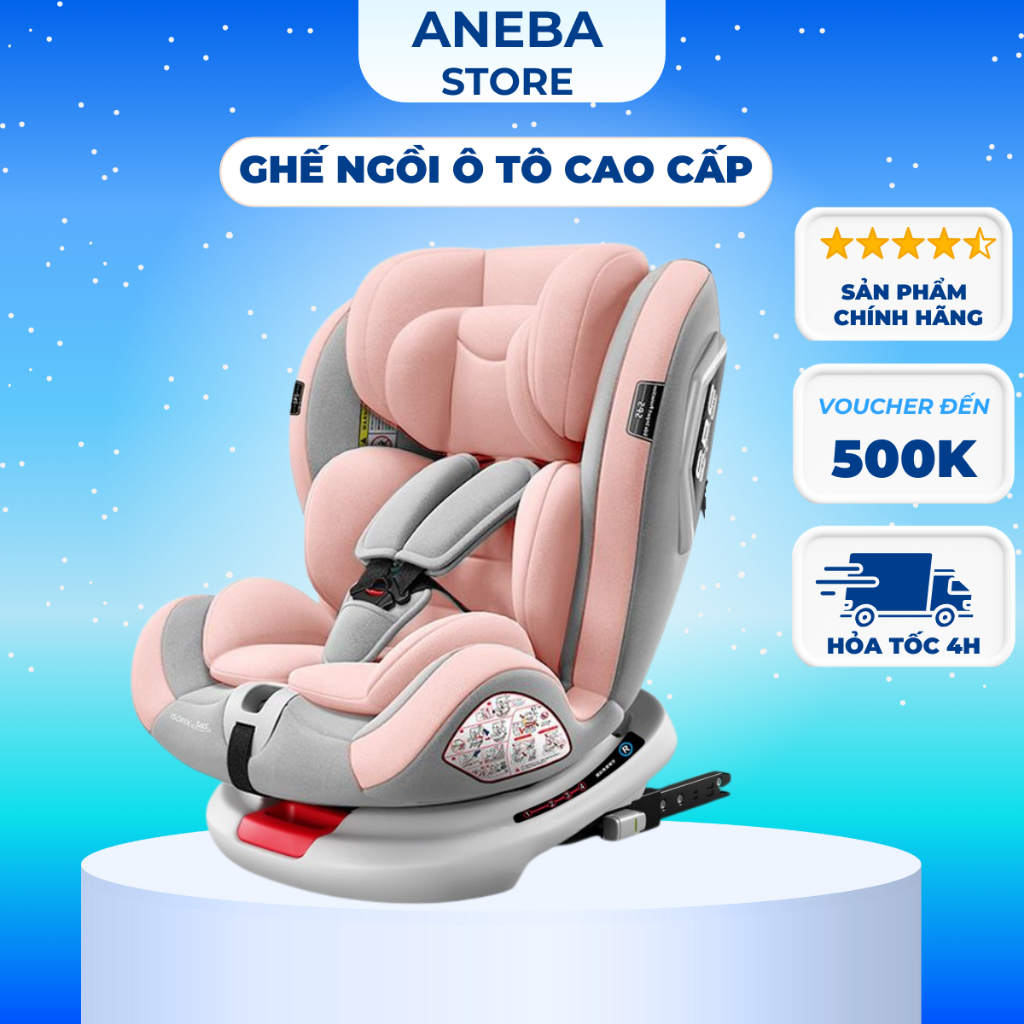 Ghế Ngồi Ô Tô Cho Trẻ Từ 0-12 Tuổi, Ghế Ngồi ISOFIX Xoay 360 Độ, Thiết ...