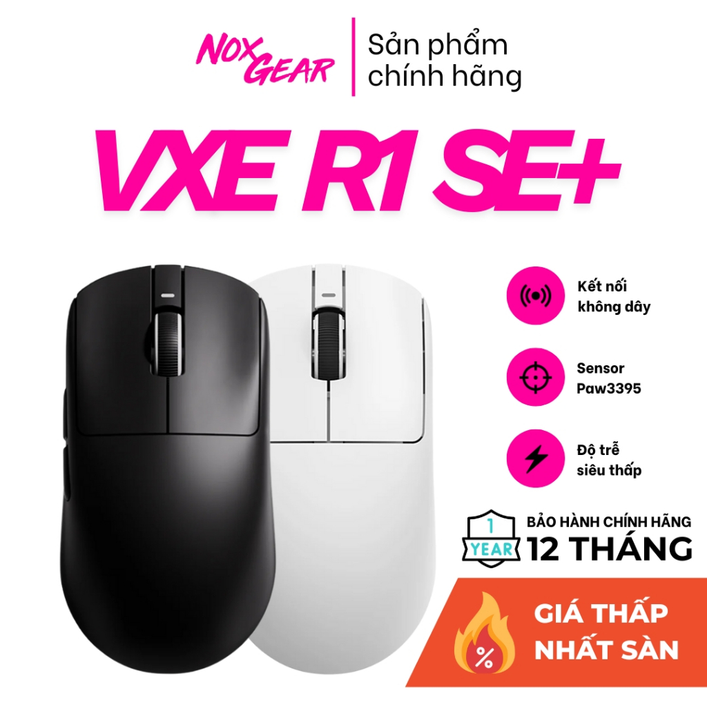 [GIAO NGAY] Chuột Gaming Không Dây VXE R1 SE+ | R1 | R1 PRO | R1 PROMAX ...