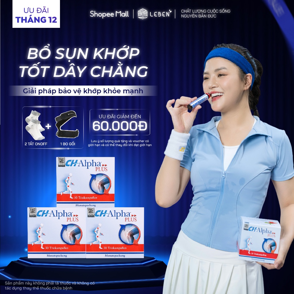 3 Hộp CH-Alpha® Plus Collagen Thủy Phân Hỗ Trợ Giảm Thoái Hóa Xương Khớp, Hoạt Động Hiệu Quả ...