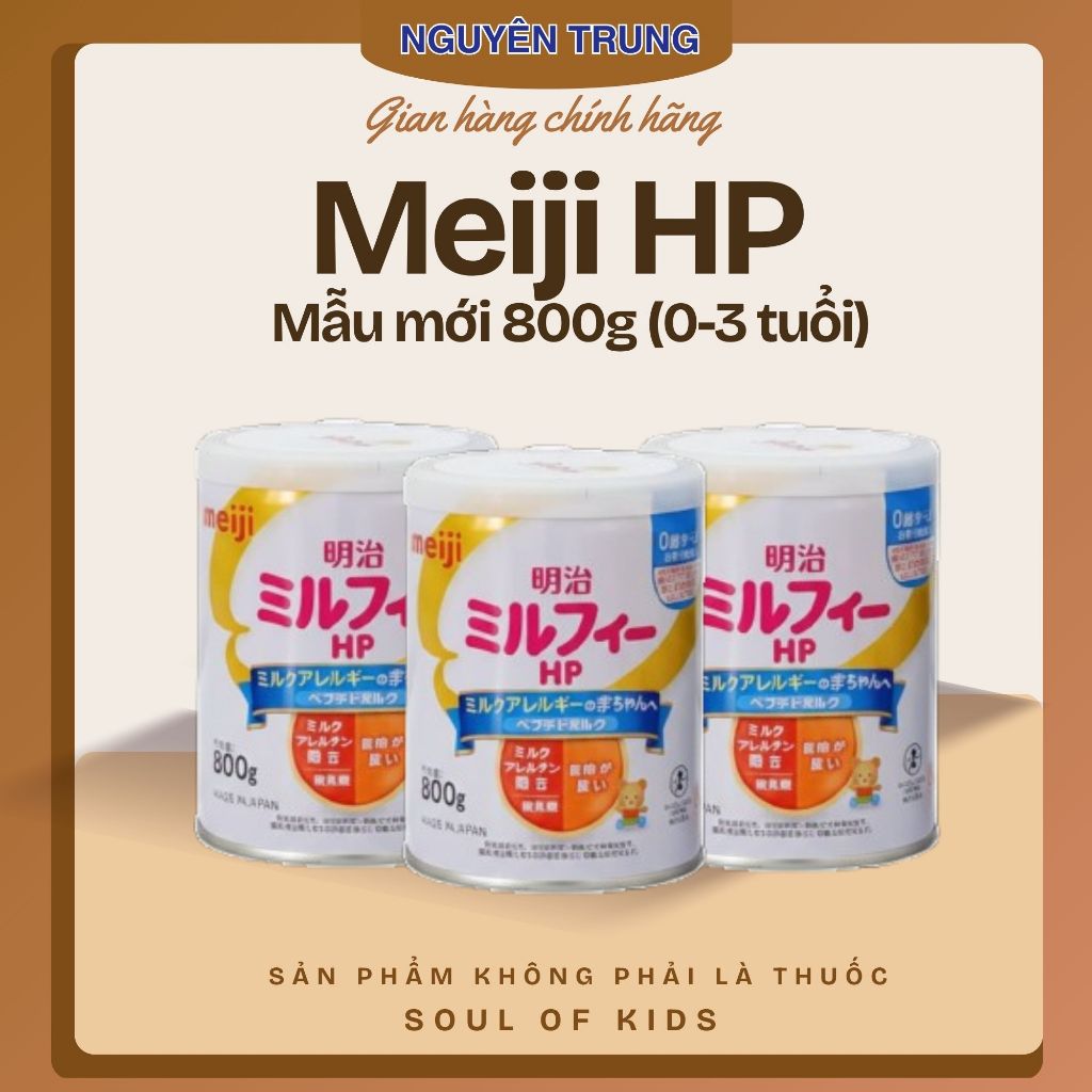 🇯🇵 Sữa Bột Meiji HP 800g Mẫu mới - Dinh Dưỡng Dành Cho Bé Dị Ứng Đạm ...