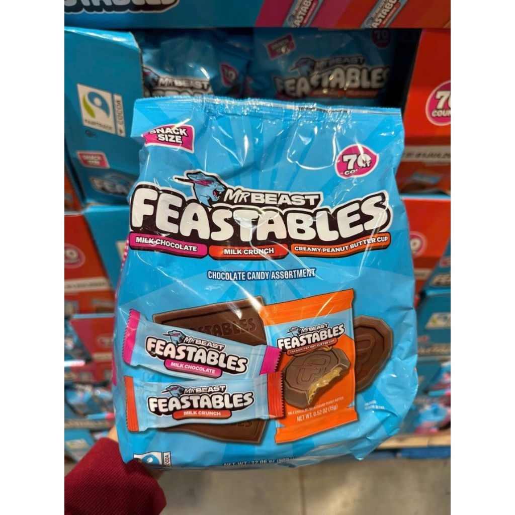 KẸO SOCOLA MR BEAST FEASTABLES CHOCOLATE MIX 3 LOẠI TÁCH LẺ | Shopee ...
