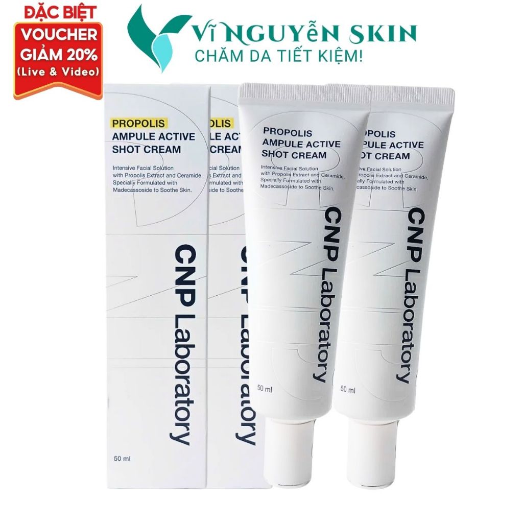 Kem Dưỡng Keo Ong CNP Laboratory Propolis Ampule Active Shot Cream Dịu ...
