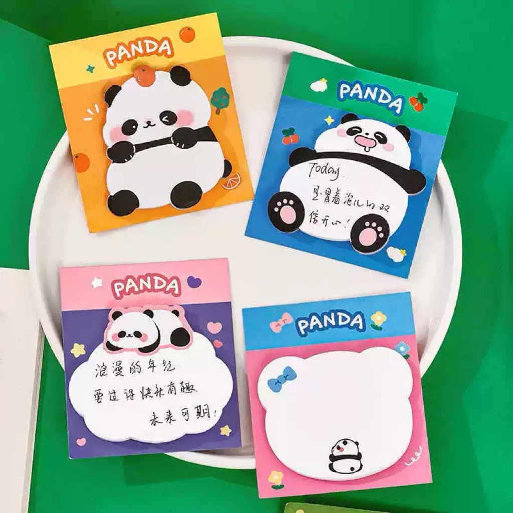 🐼Giấy Note Panda Dễ Thương – Sticky Note Gấu Trúc Cute 🐼🐼 | Shopee Việt Nam