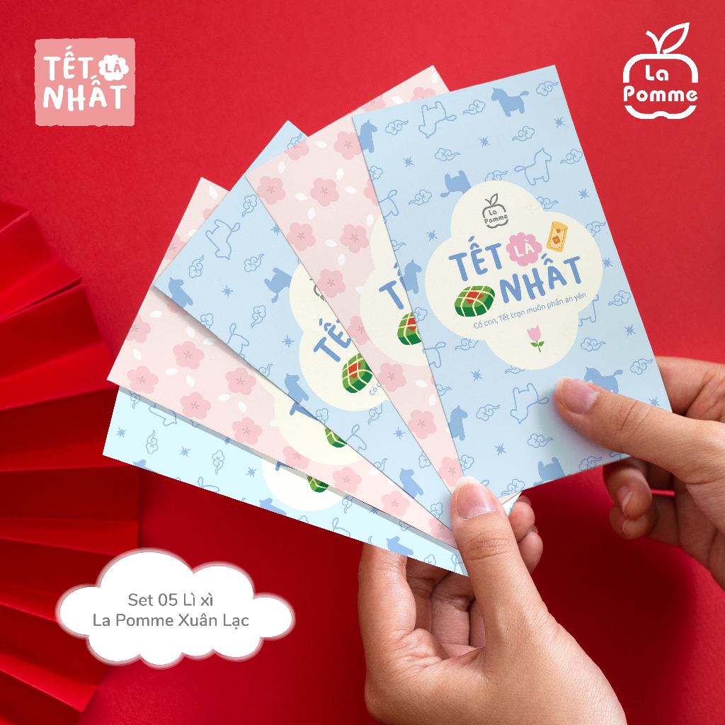(HÀNG TẶNG KHÔNG BÁN) Set 05 Lì xì La Pomme Xuân Lạc | Shopee Việt Nam