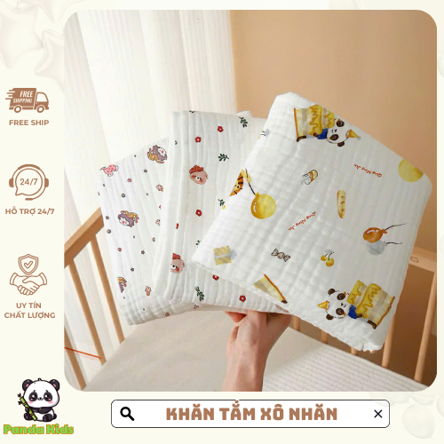 Khăn tắm 6 lớp xuất Nhật Kích Thước 100*105cm siêu mềm - HT618 - HT720 ...